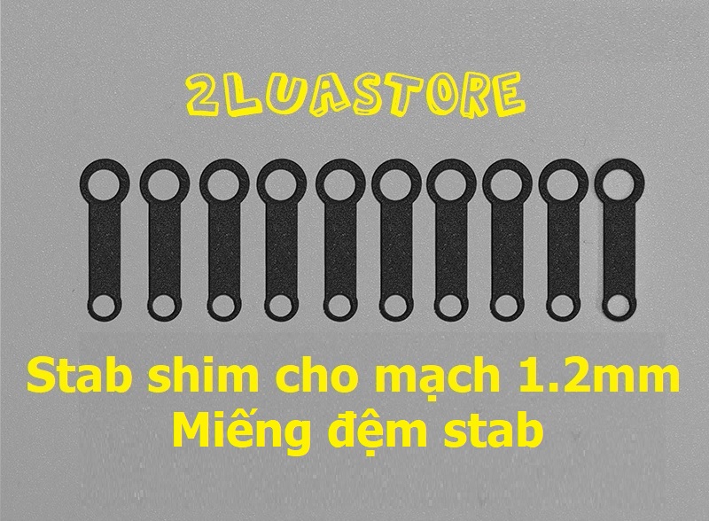 Stab M ONE pcb mount Thanh cân bằng bàn phím cơ cho mạch 1.2mm và 1.6mm ...