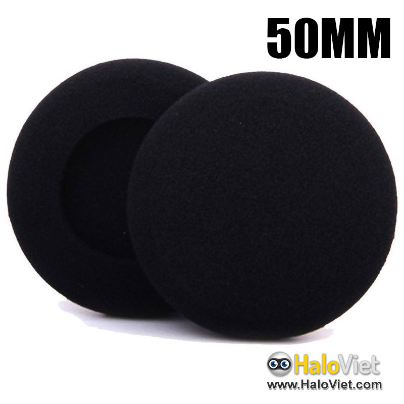Cặp mút bông bọc đệm tai nghe 50mm / 55mm cho tai nghe chụp tai / trùm ...