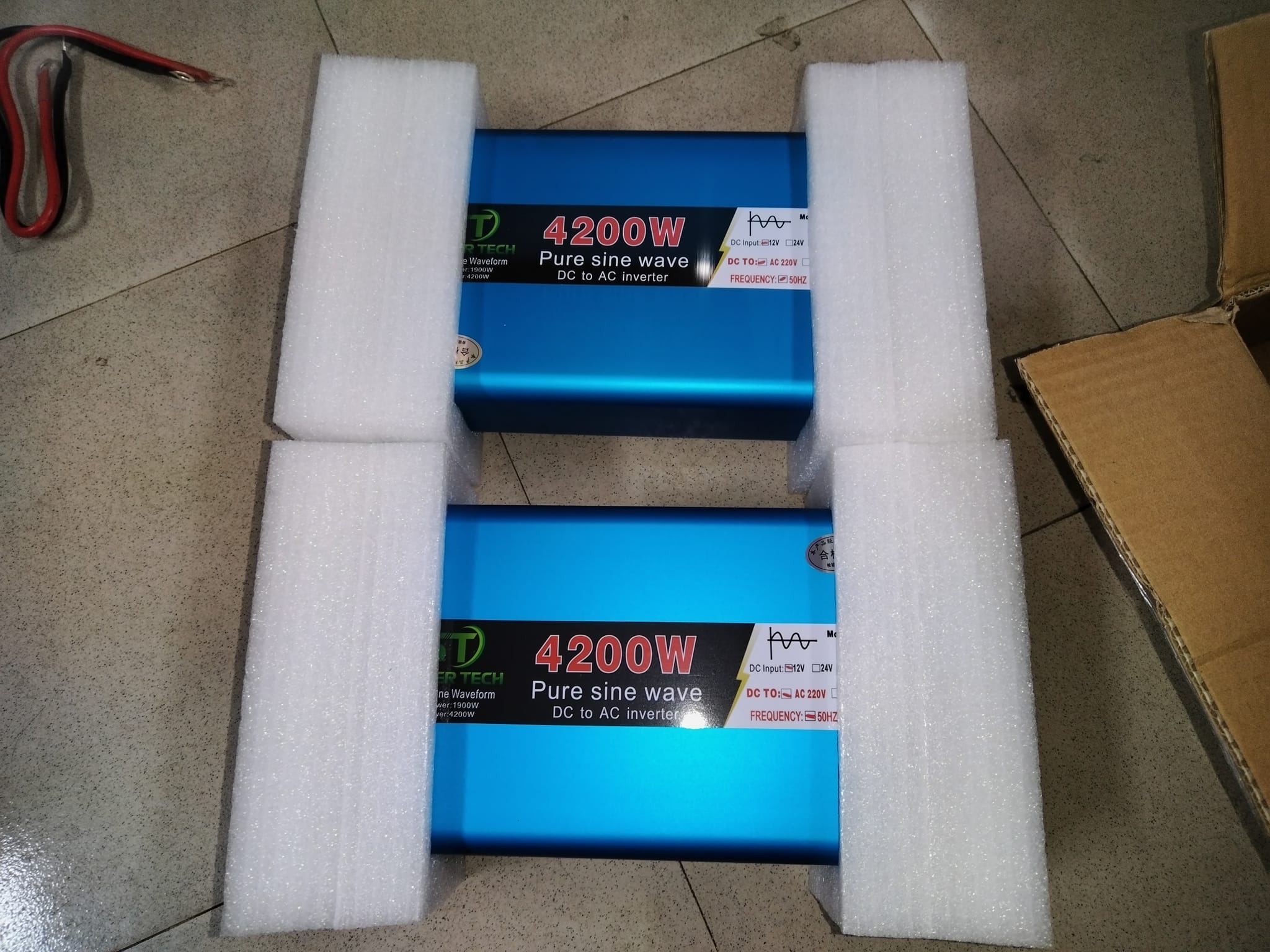 Bộ chuyển đổi điện Sin Chuẩn 4200W-Bộ Đổi Nguồn 12V24V48V sang 220V Sin Chuẩn 4200w-Mã ST23A ...