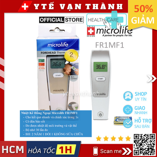 [CHÍNH HÃNG 100%] Nhiệt Kế Hồng Ngoại Microlife FR1MF1 | Thụy Sỹ - Bảo ...