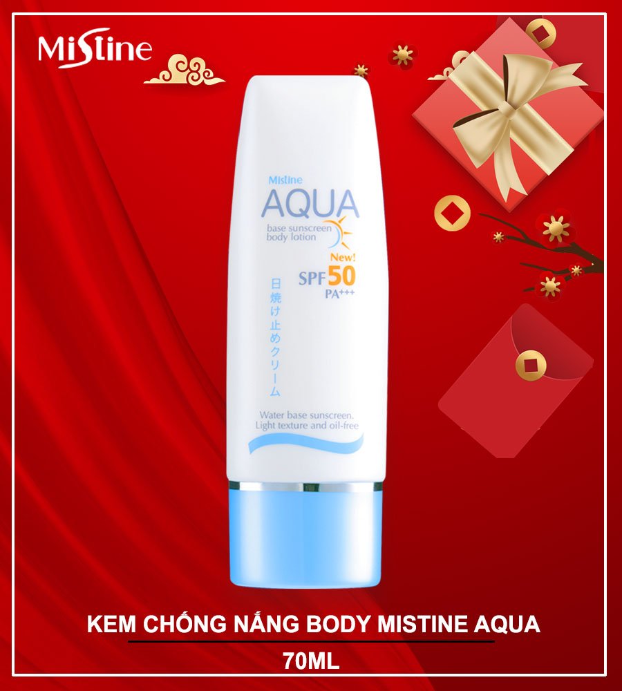 Kem chông nắng toàn thân Mistine Aqua Base Sunscreen Body Lotion SPF 50 ...