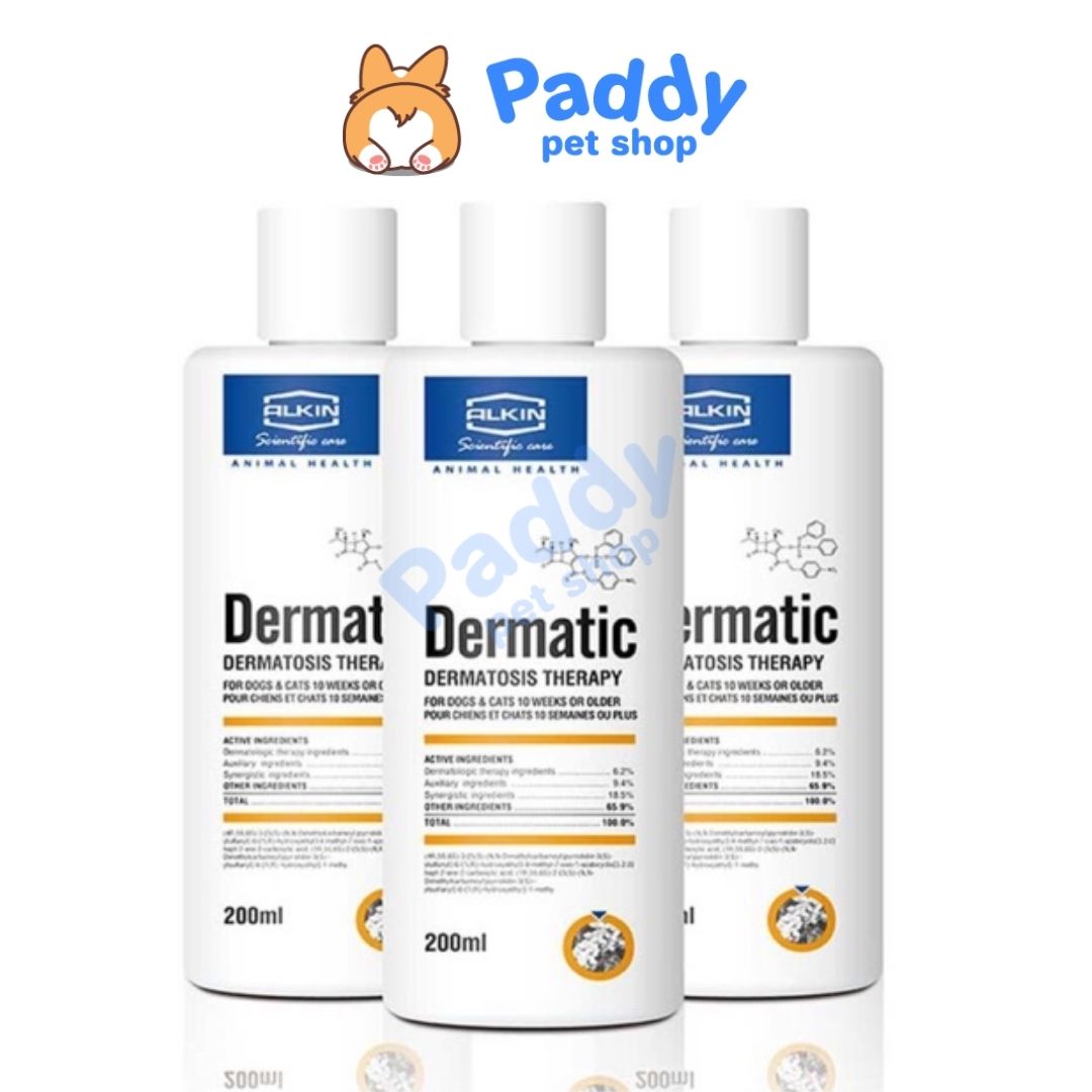 Sữa Tắm Fungamyl & Dermatic Ngừa Nấm Da, Vảy Gàu Cho Chó Mèo (200ml ...