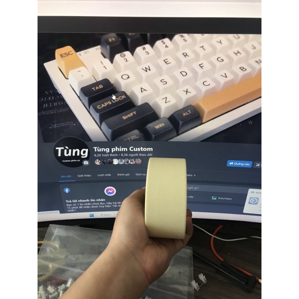 Băng keo 3M tape mod bàn phím cơ CUstom Của Usa Tungcustom | Lazada.vn