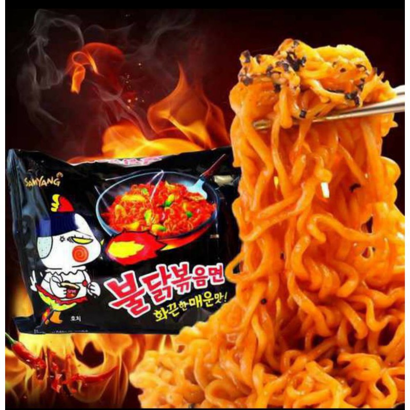 ( Sẵn) 1 Mỳ Cay Khô SanYang Hàn Quốc 140gram - MixASale