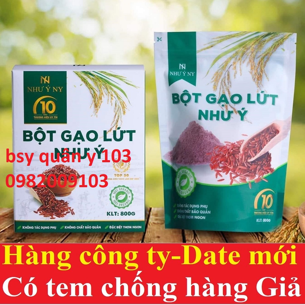 [MẪU MỚI] Bột gạo lứt như ý Ny 800g giảm cân lợi sữa nhanh chóng an toàn Bột gạo lứt như ý hộp ...