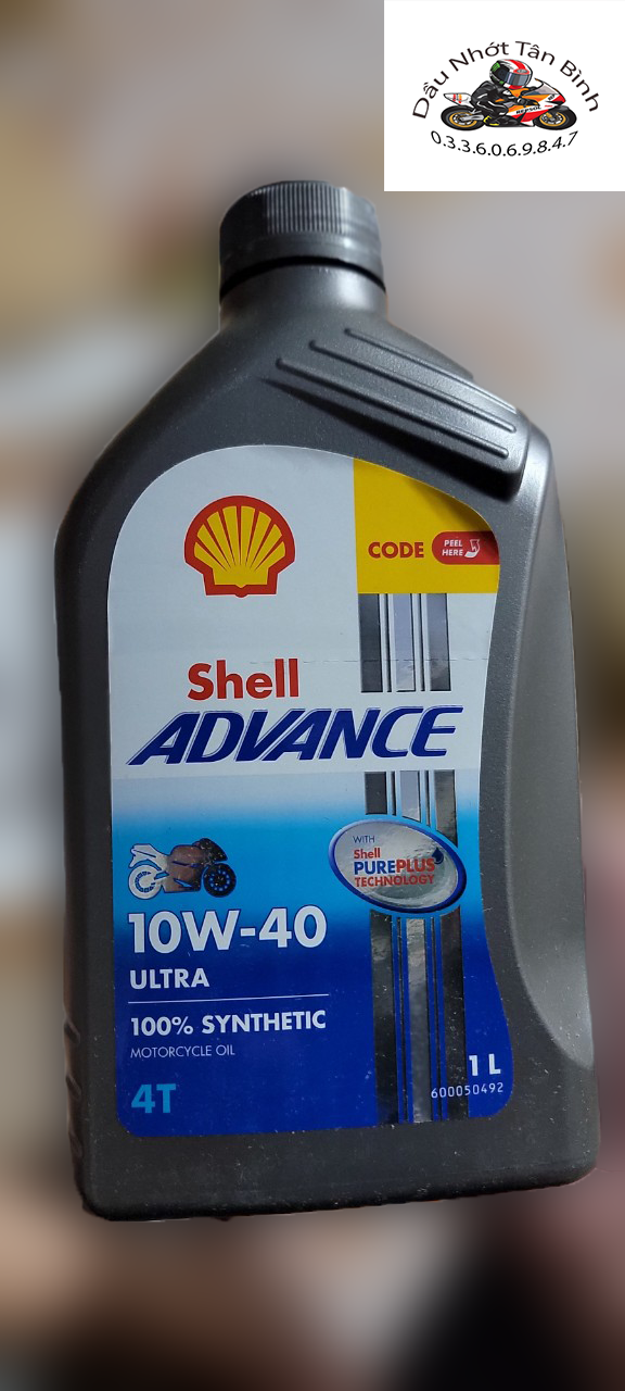 Nhớt tổng hợp Shell Advance Ultra 10W40 dành cho xe số côn tay - Công ...