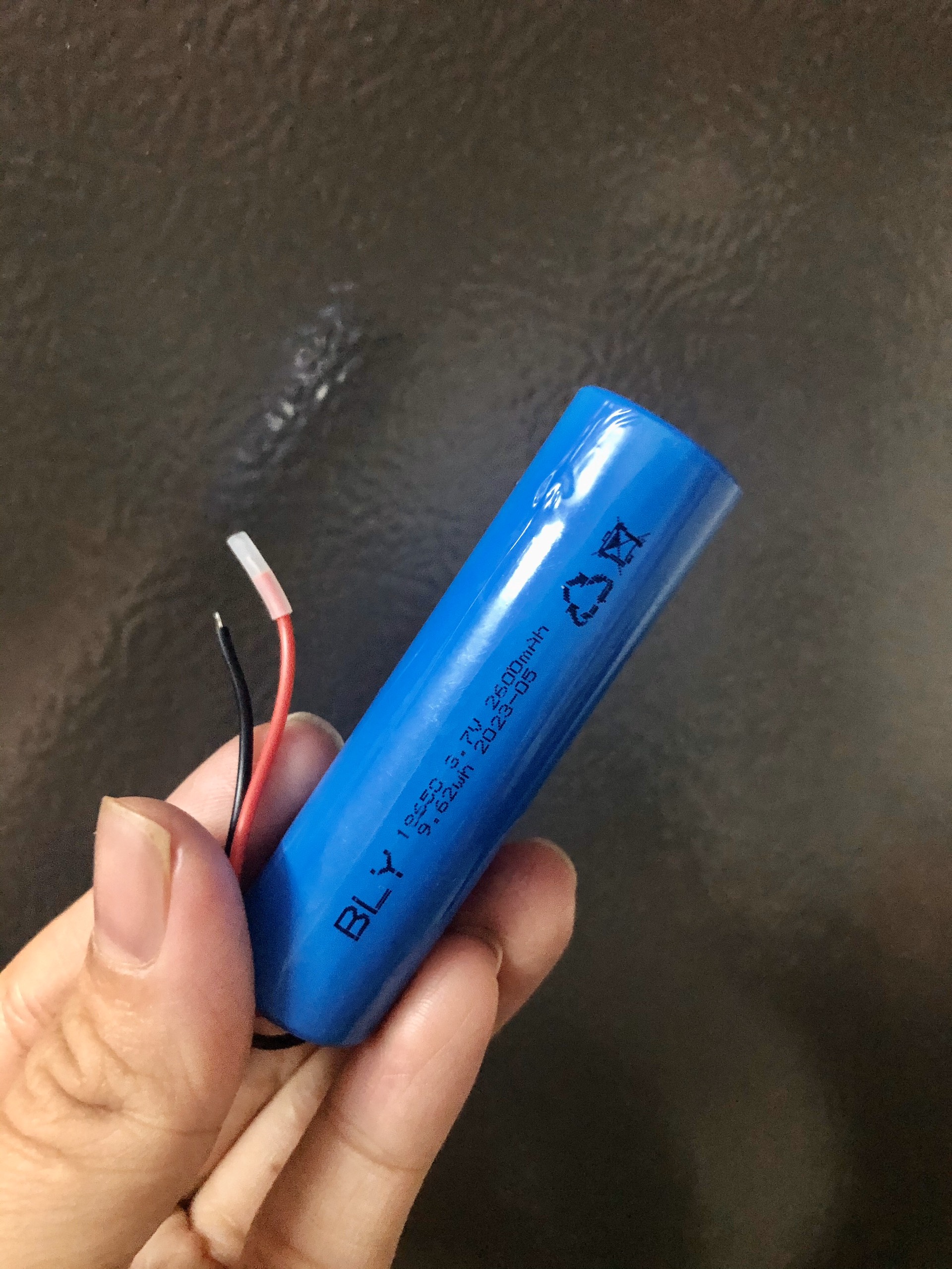Pin Li-Ion 18650 3.7V 2600mah và 1800mah dùng cho đèn thiết bị điện tử ...