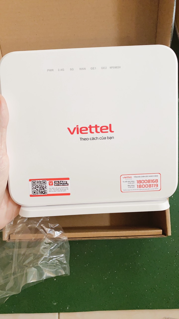 Mesh home Viettel DASAN W520CE phát sóng wifi 2 băng tần Full box đầy đủ phụ kiện - MixASale