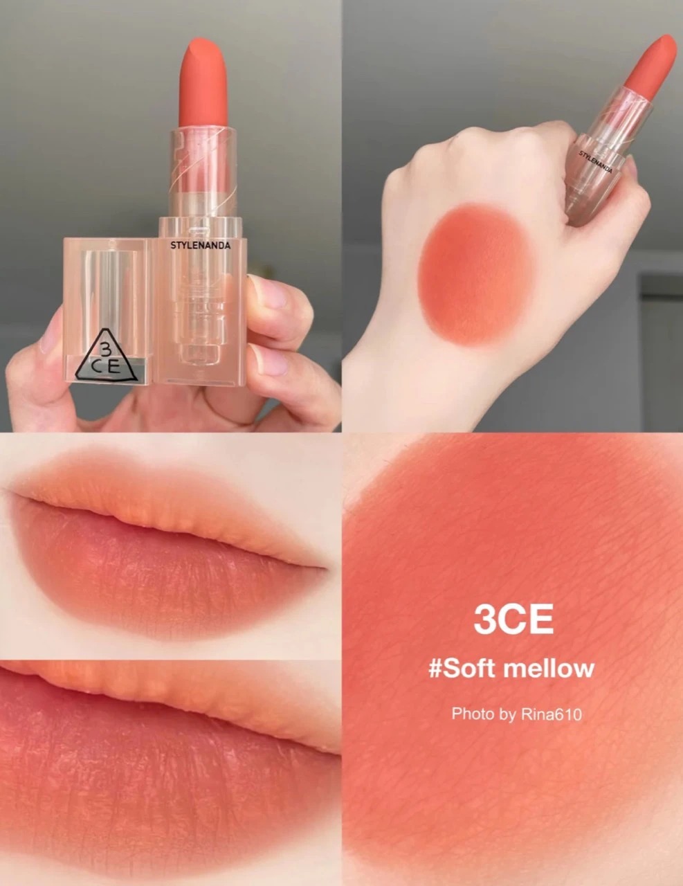 PHIÊN BẢN GIỚI HẠN - NEW Son Thỏi Lì Lên Màu Chuẩn 3CE Soft Matte ...