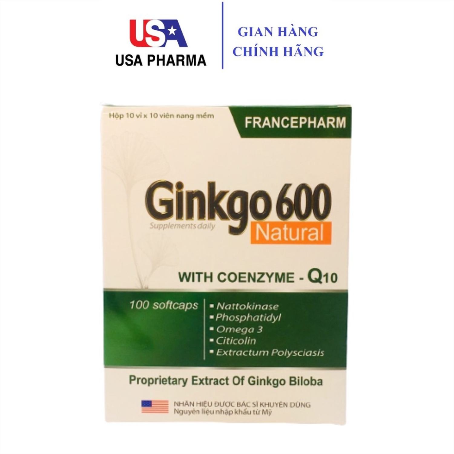 Viên bổ não braincolin tăng cường trí nhớ, giảm đau đầu, lưu thông máu não