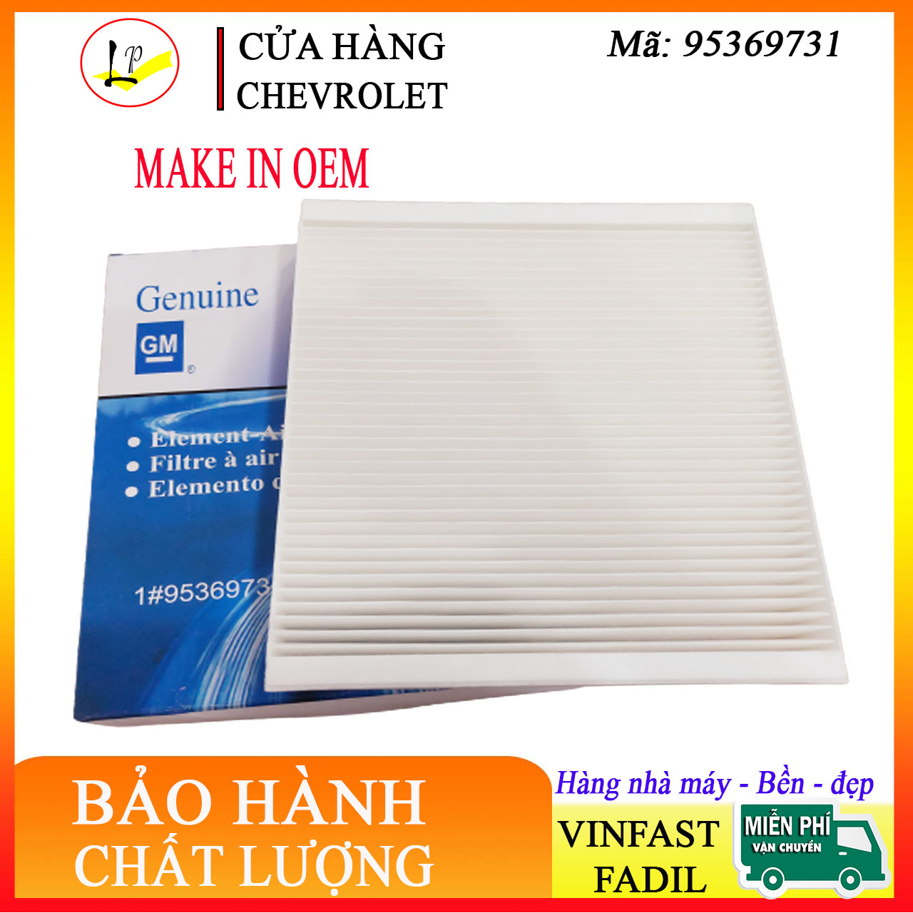 Lọc gió điều hòa ( lọc máy lạnh ) xe vinfast Fadil mã 95369731 | hàng ...