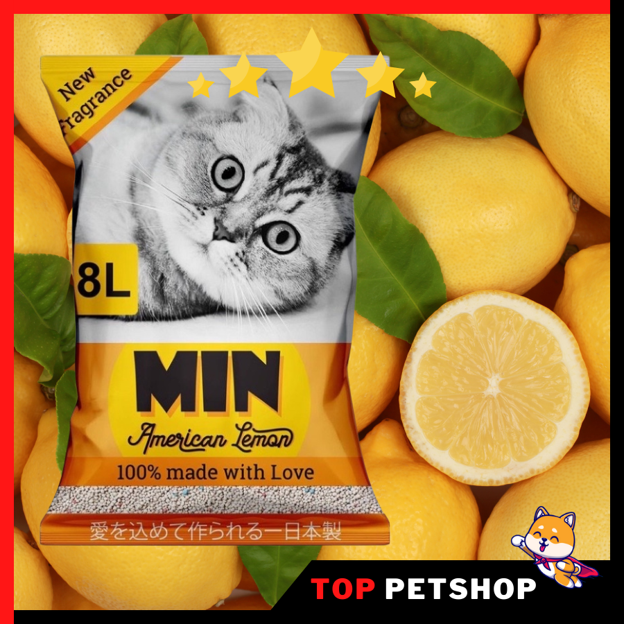 Cát vệ sinh cho mèo MIN 8L xuất sứ Nhật Bản BAO BÌ MỚI SHIP NHANH HCM ...