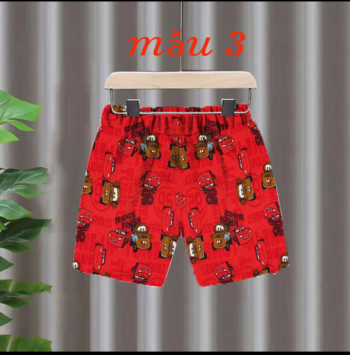 Quần đùi hình cho bé trai 23404 size từ 9 đến 37kg BIBOSHOP - MixASale