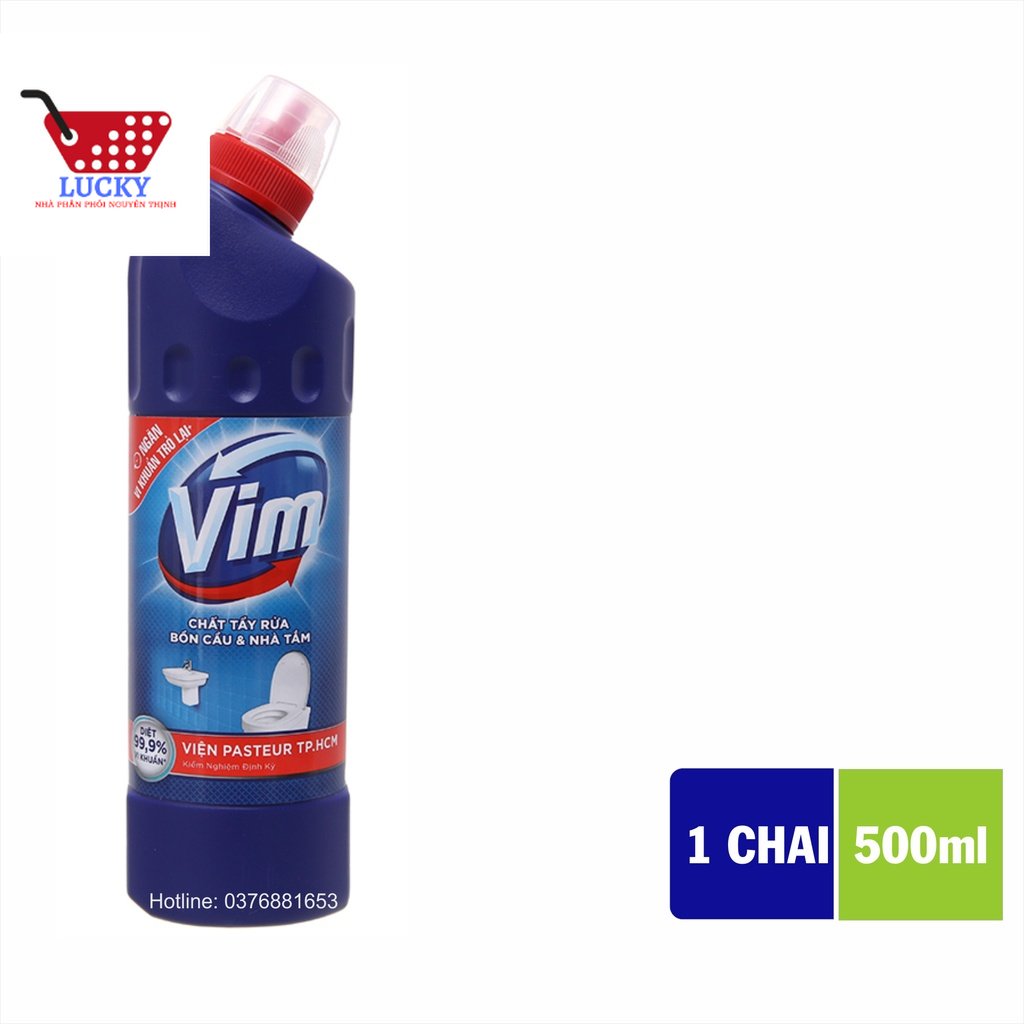 Nước Tẩy Bồn Cầu, nhà tắm VIM 500ml Diệt khuẩn đến 99,9% | Lazada.vn