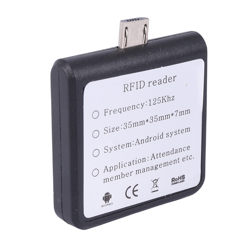 Mini Portable RFID 125KHz ID Card Reader Smart EM Card USB ID Card ...