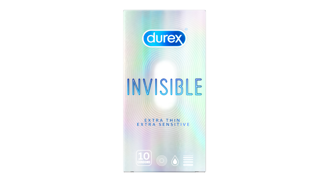 Bộ 2 hộp bao cao su Durex Invisible Extra Thin Extra Lubricated siêu mỏng bôi trơn size 52mm hộp ...