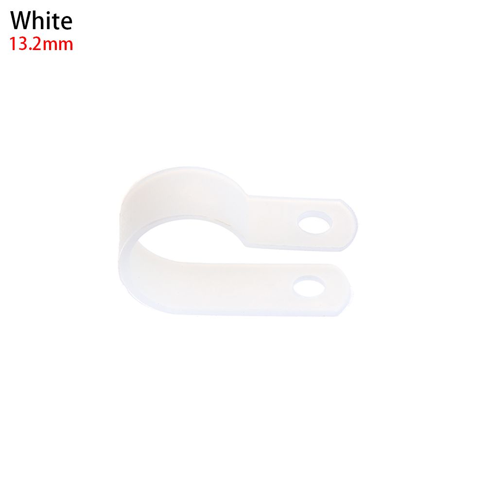 100PCS High quality Metal Useful Hardware R-Type Clip Wiring Hose ...