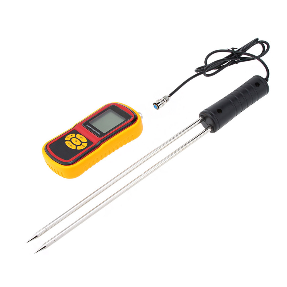 GM640 Portable Digital Grain Moisture Meter with Measuring Probe LCD ...