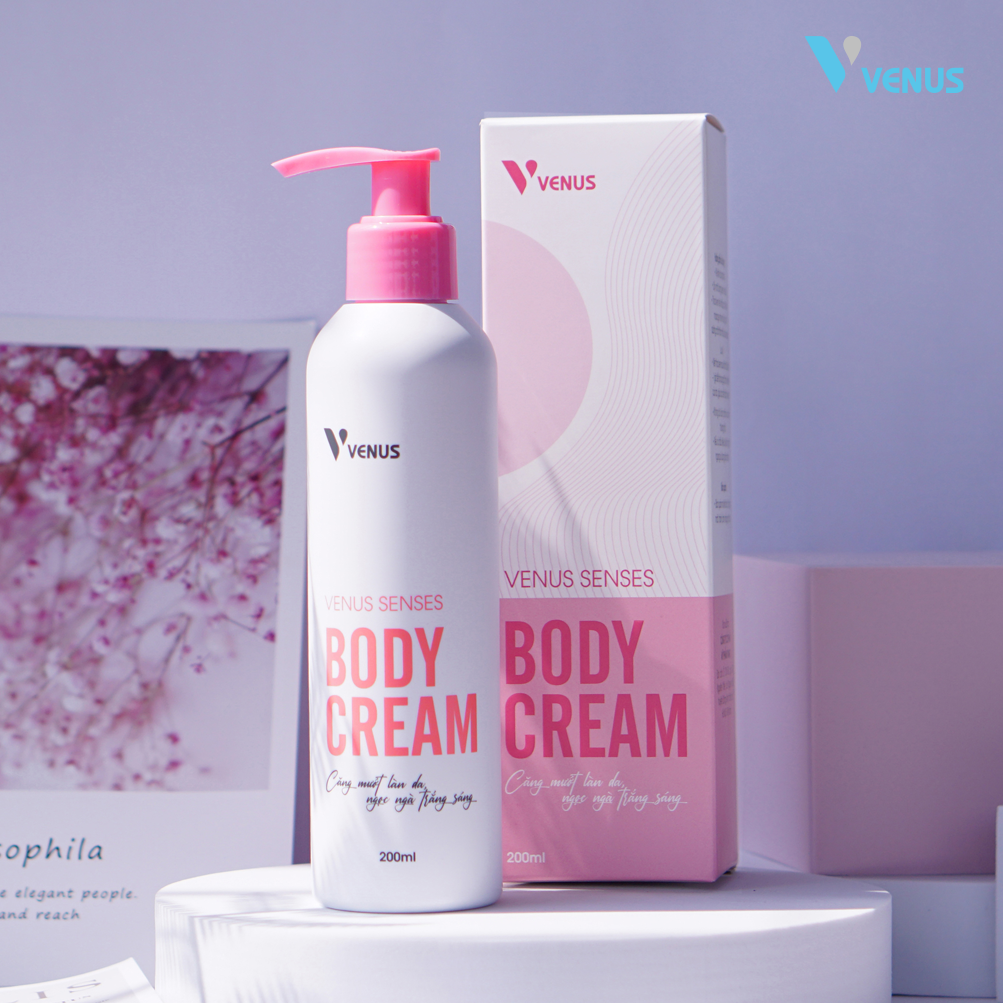 Kem dưỡng body Venus Senses Body Cream Kem dưỡng trắng da toàn thân cao ...