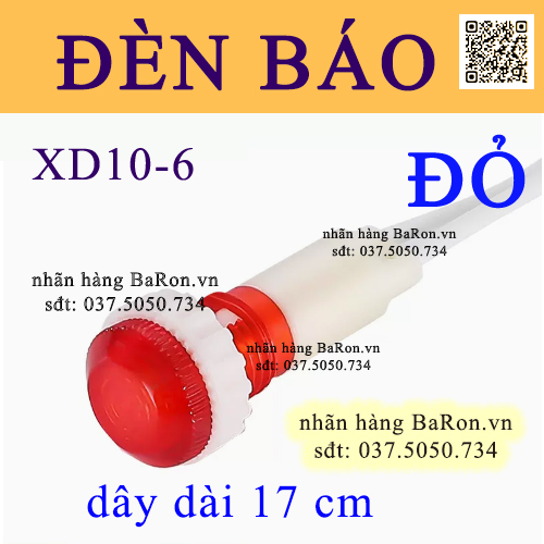 Đèn Báo Phi 10 màu led Xanh/Đỏ/Vàng/Lam XD10-6 XD10-7 | Lazada.vn