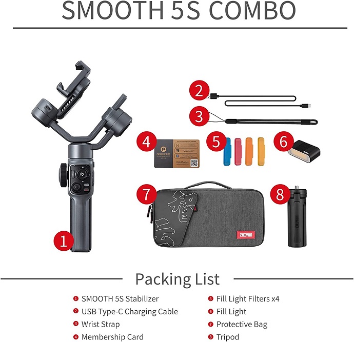 Gimbal chống rung Zhiyun Smooth 5S | Lazada.vn