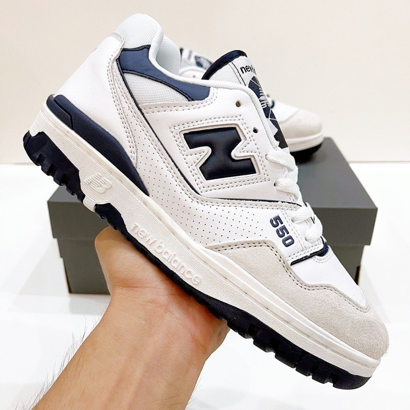 Giày Thể Thao NB 550 New Balance 550 White Black Giày NB 550 Basic Đen ...