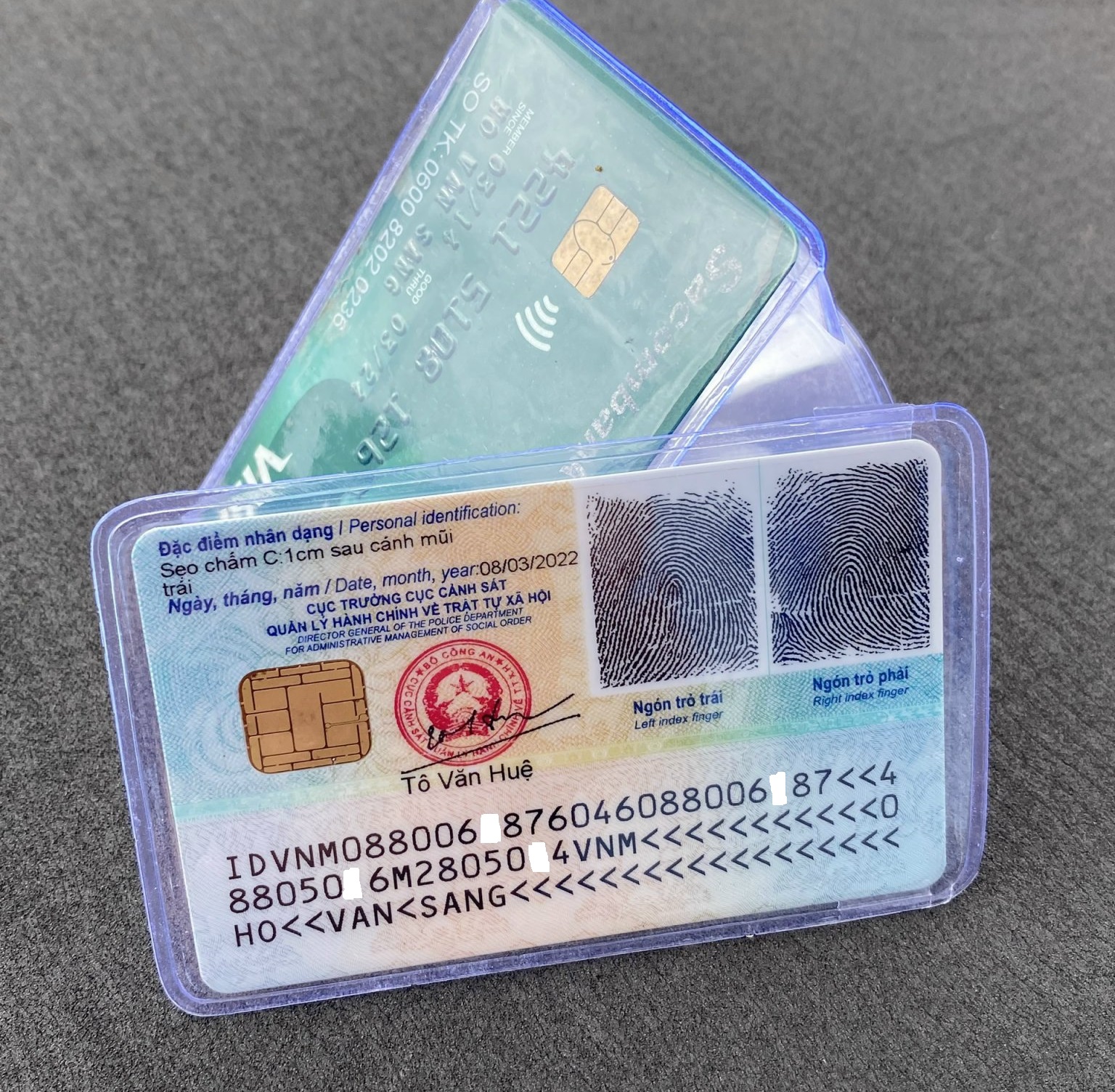 COMBO 1-100 Cái bọc chống xước chip CCCD - ATM Vỏ bọc căn cước công dân ...