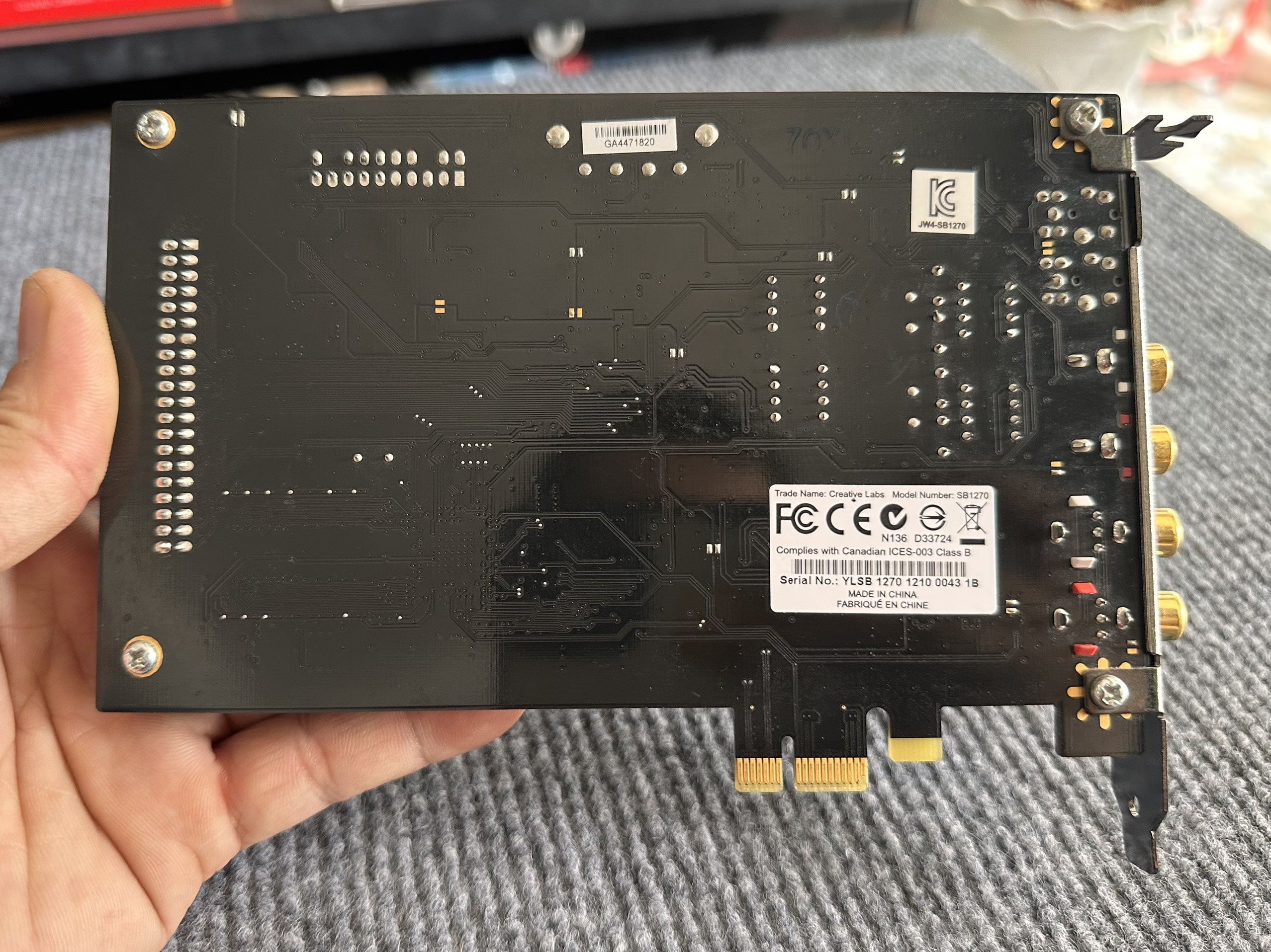 Card âm thanh Creative Sound Blaster X-Fi Titanium HD SB1270 5.1 - MixASale