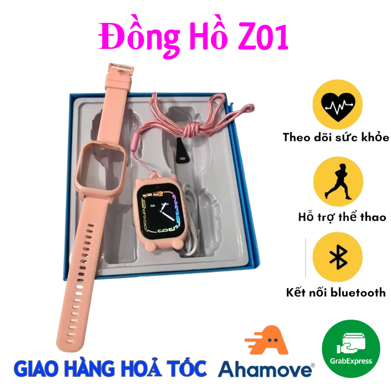 Có Gọi Video Đồng Hồ Thông Minh Cho Bé Z01 - Hỗ Trợ Gọi Video - Có Gắn Sim - Định Vị 4G Độ Chính ...