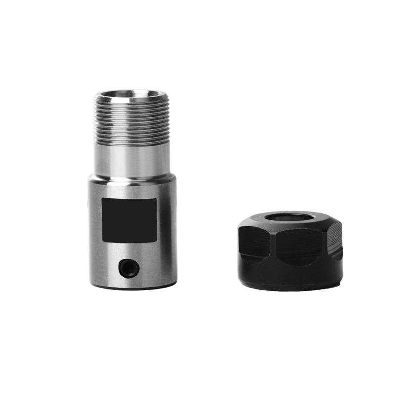 Er11 5Mm Motor Shaft Collet Chuck Spindle Extension Rod Inner + Er11 ...