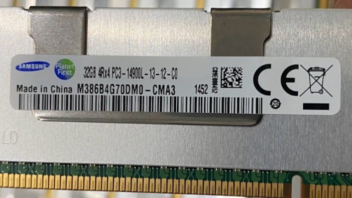 Ram server Samsung DDR3 32Gb bus 1866 PC3-14900L SuperMicro Huananzhi ...