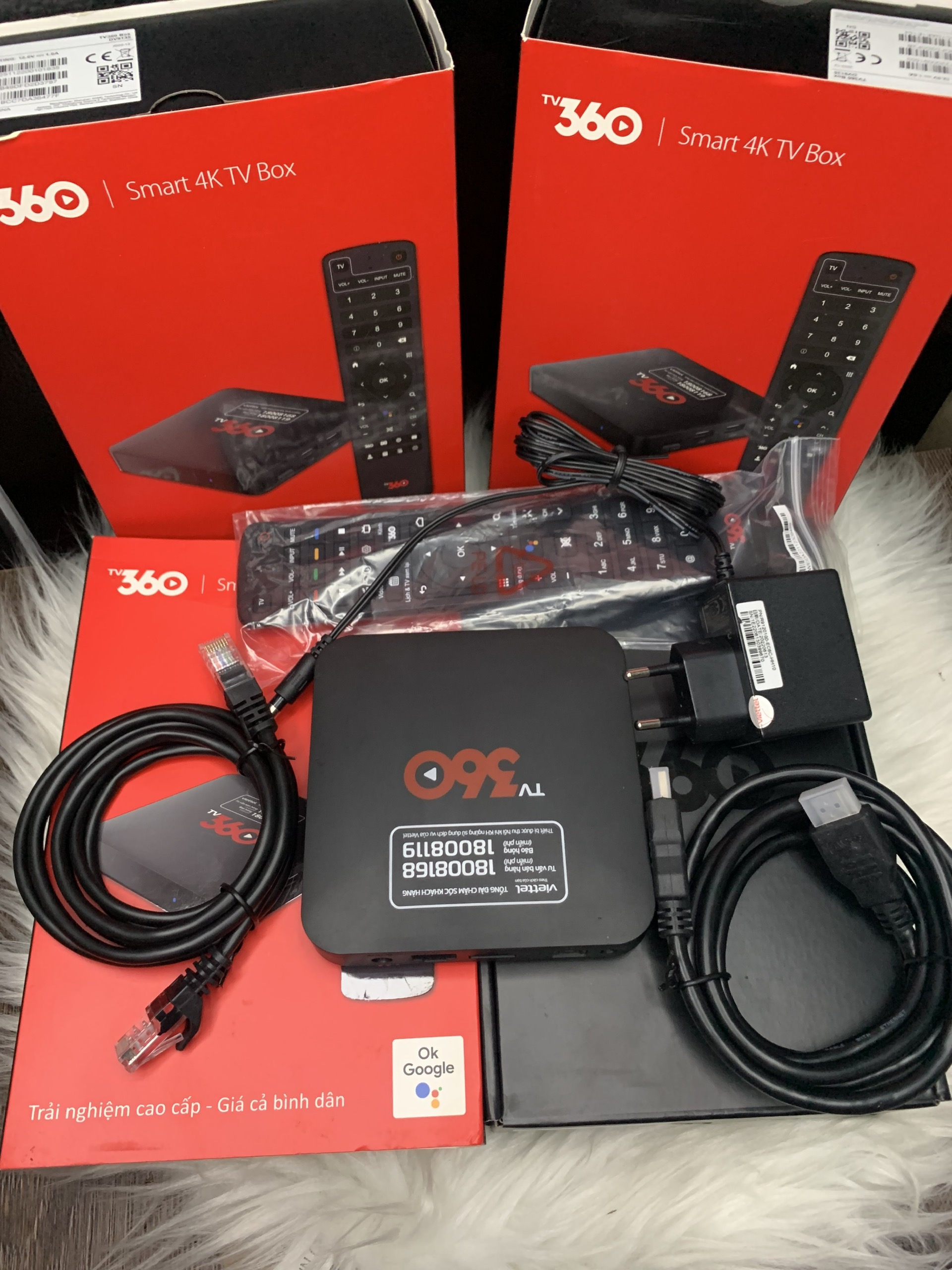 Đầu thu tivi Viettel TV360 Android box đã qua sử dụng còn như Mới xem ...