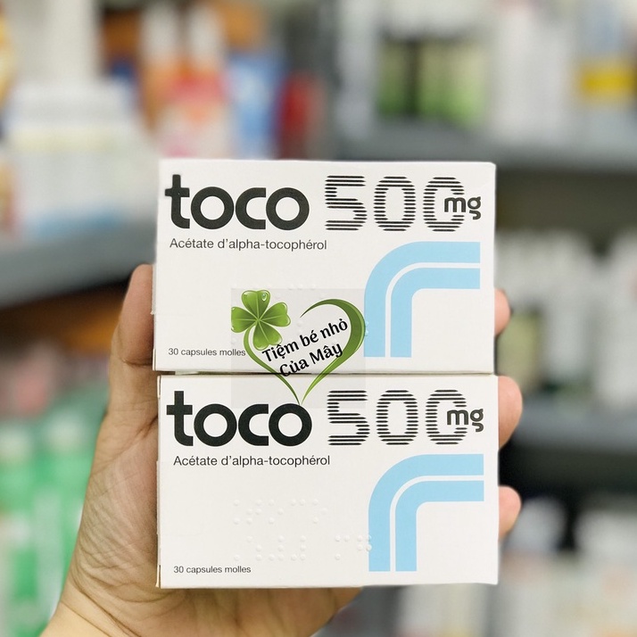 Vitamin E Toco 500Mg - Hộp 30 Viên Của Pháp / Date 2024-2025 | Lazada.vn
