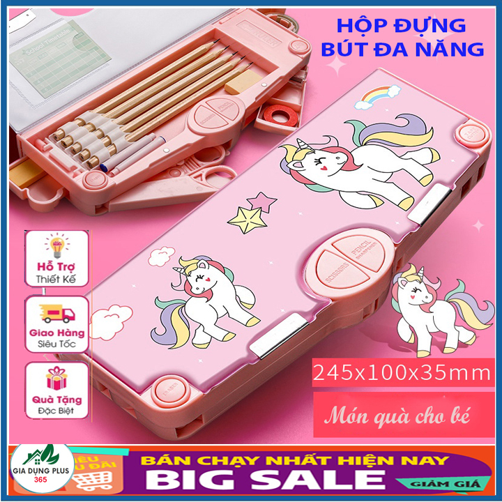 Hộp Bút Đa Năng, Hộp Bút Nhiều Ngăn Họa Tiết Phi Hành Giá, Ngựa Pony ...