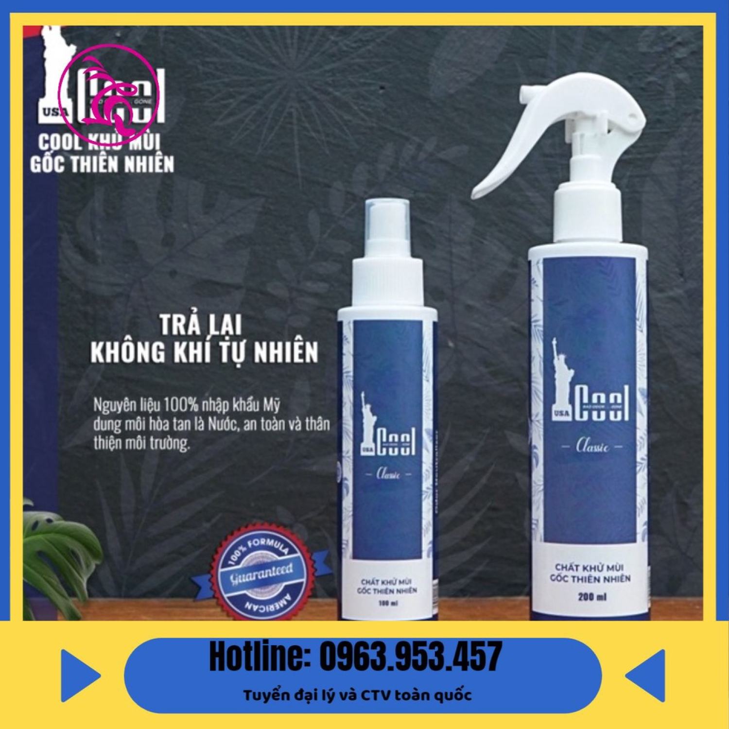 Chai Xịt Khử Mùi Cool Khử các loại mùi khó chịu trong không khí như mùi ...