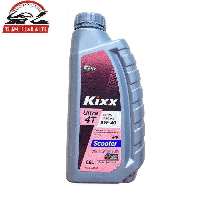 Nhớt chuyên dụng cho xe ga Kixx Ultra 5W40 0.8L nhập khẩu Korea cao cấp ...