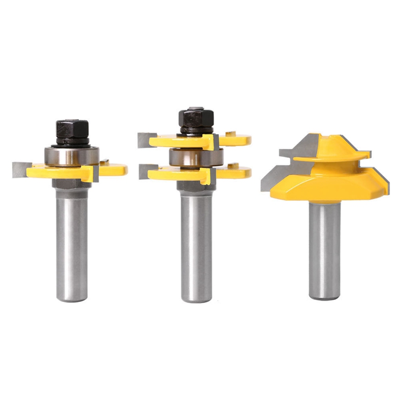 5pcs 12mm Shank 1/2 Dovetail Joint Router Bits Set 14 Degree ...