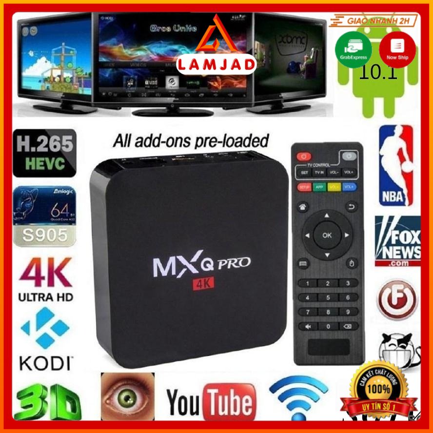 Hộp truyền hình Android tivi hộp Box MXQ Pro 4k Android 11.0 TV Box RK3228 8GB 16GB HD 3D 2.4G ...