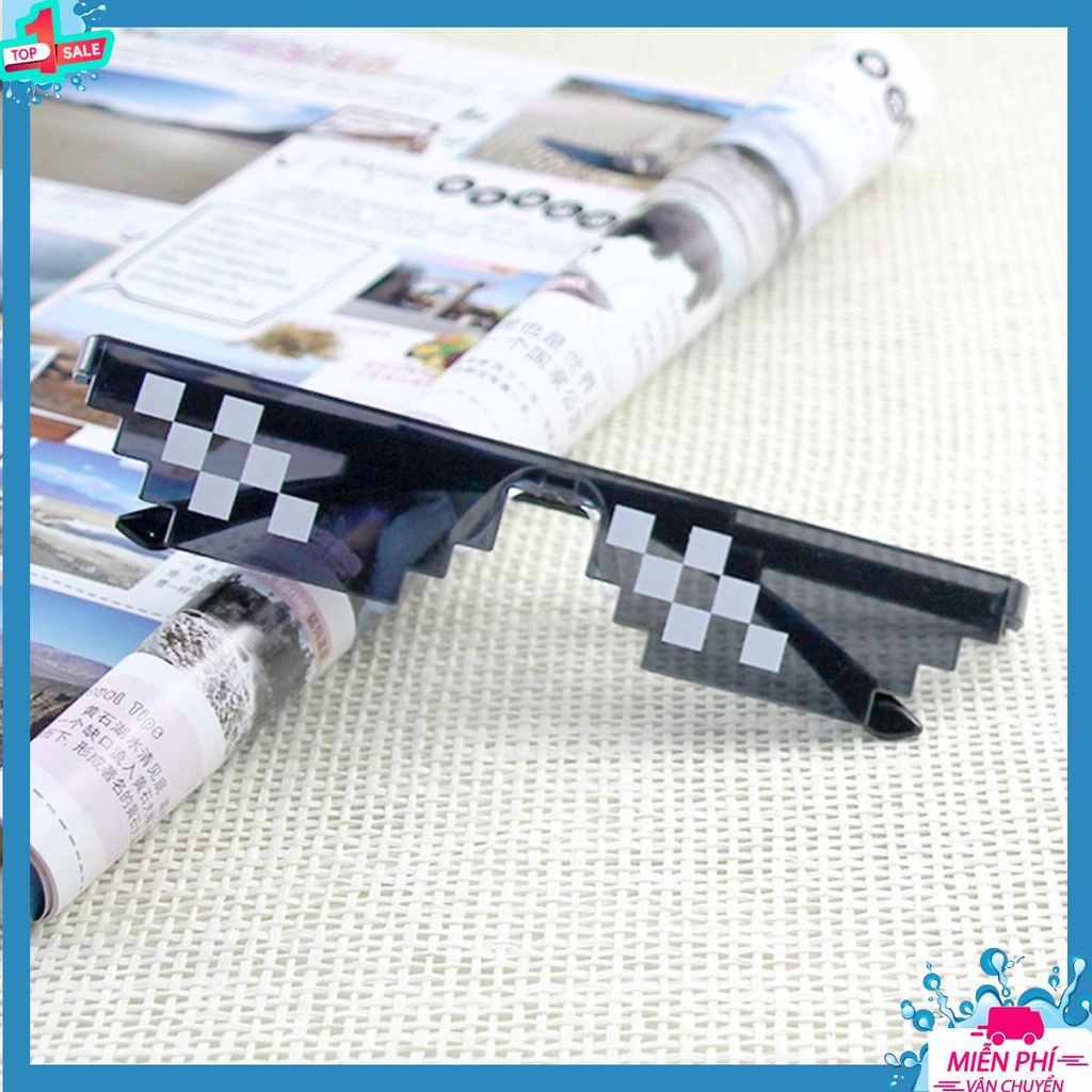 Kính Thuglife 6 Chấm MINECRAFT - Thug Life Nhiều Màu Sắc - MixASale