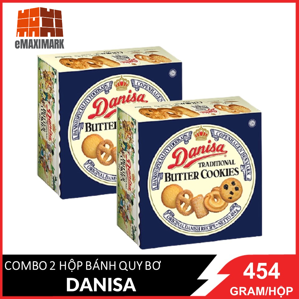 [HCM ship 2h] Bánh quy bơ Danisa Limited Gold Edition 6 Vị Đặc Biệt ...