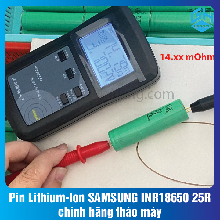 1 Viên Pin Lithium-Ion SAMSUNG INR18650 25R chính hãng tháo máy | Lazada.vn