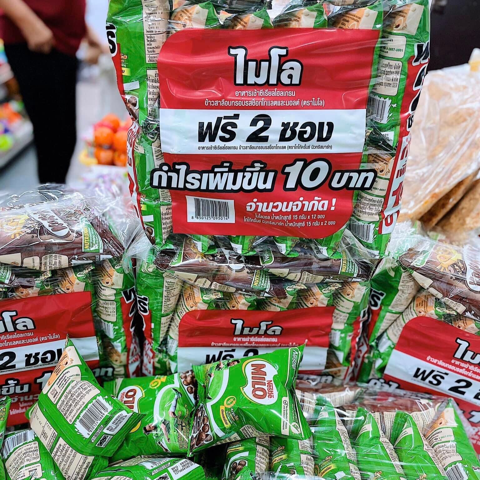 BỊCH 12 GÓI - Ngũ Cốc Ăn Sáng Bim Bim Milo Thái Lan | Lazada.vn