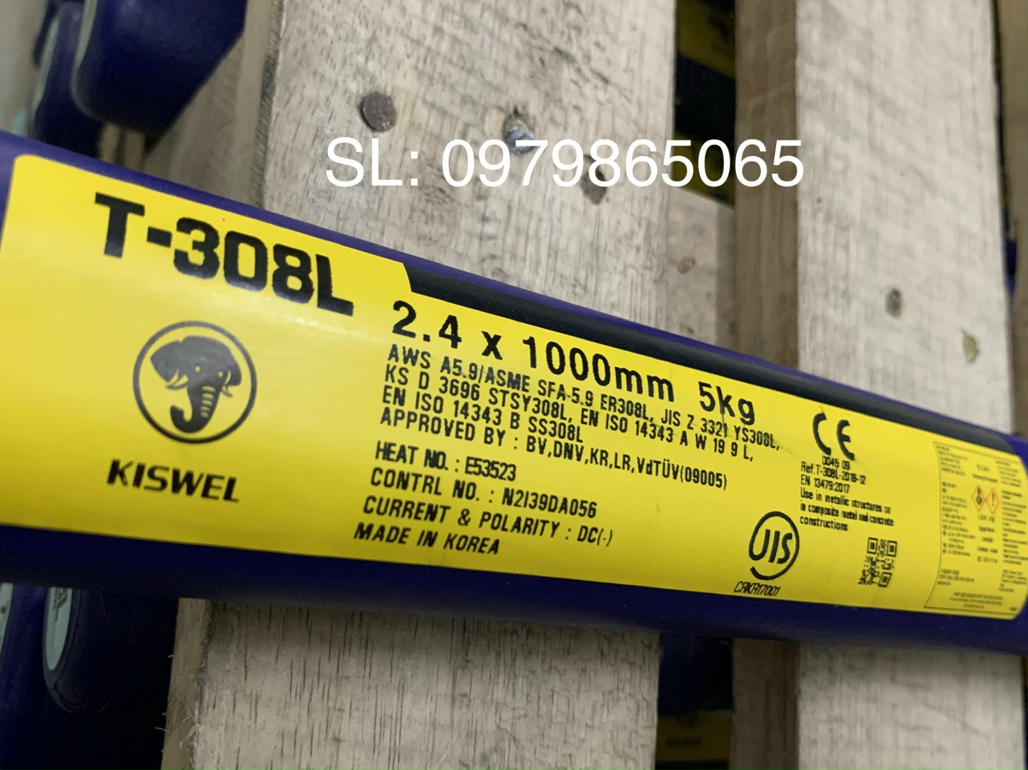 Que hàn Tig inox T-308L Kiswel Que bù Tig 308L Hàn Quốc 5kg | Lazada.vn