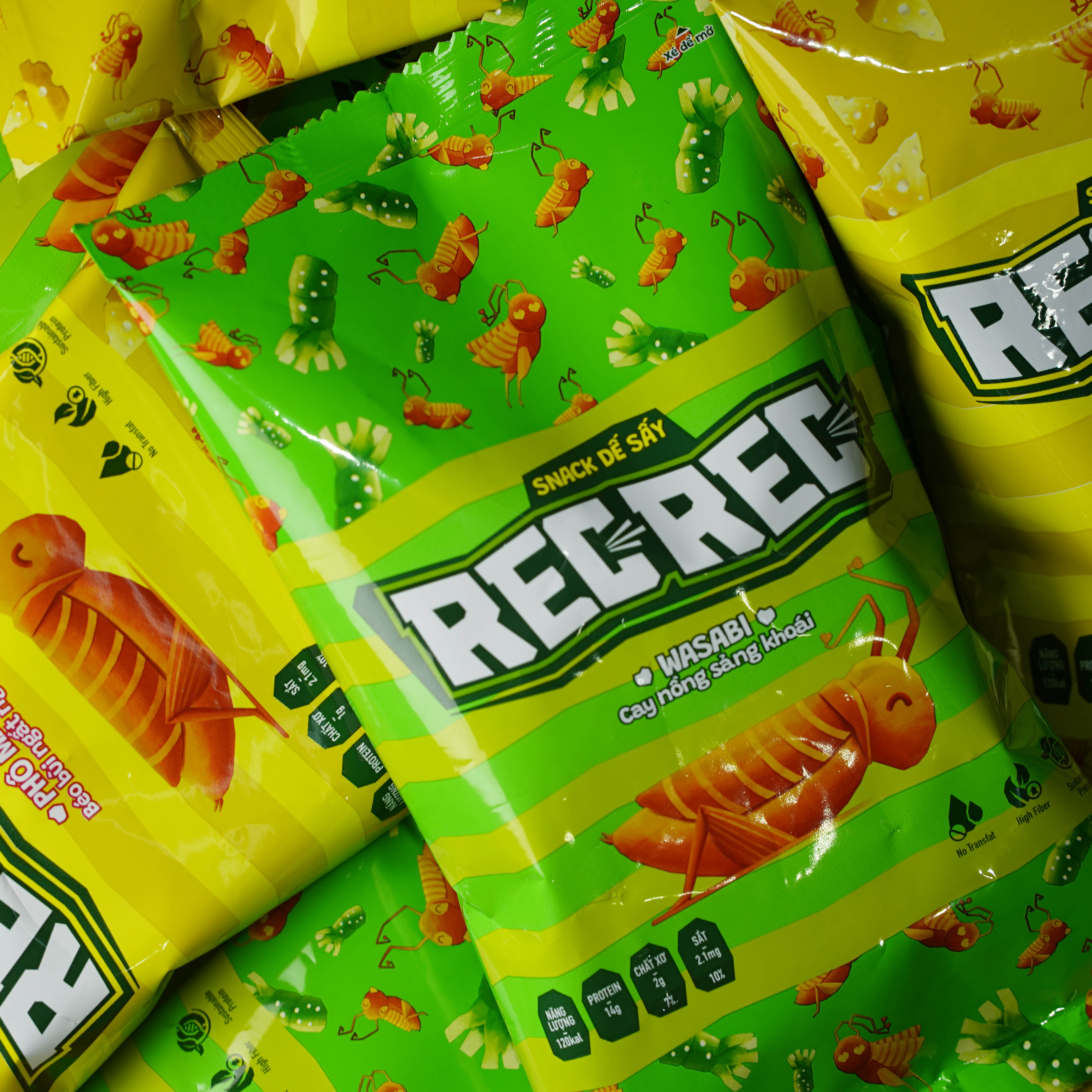 MUA 2 TẶNG 1 Snack dế sấy REC REC vị Phô mai - Giòn Giòn Ngon Ngon ...