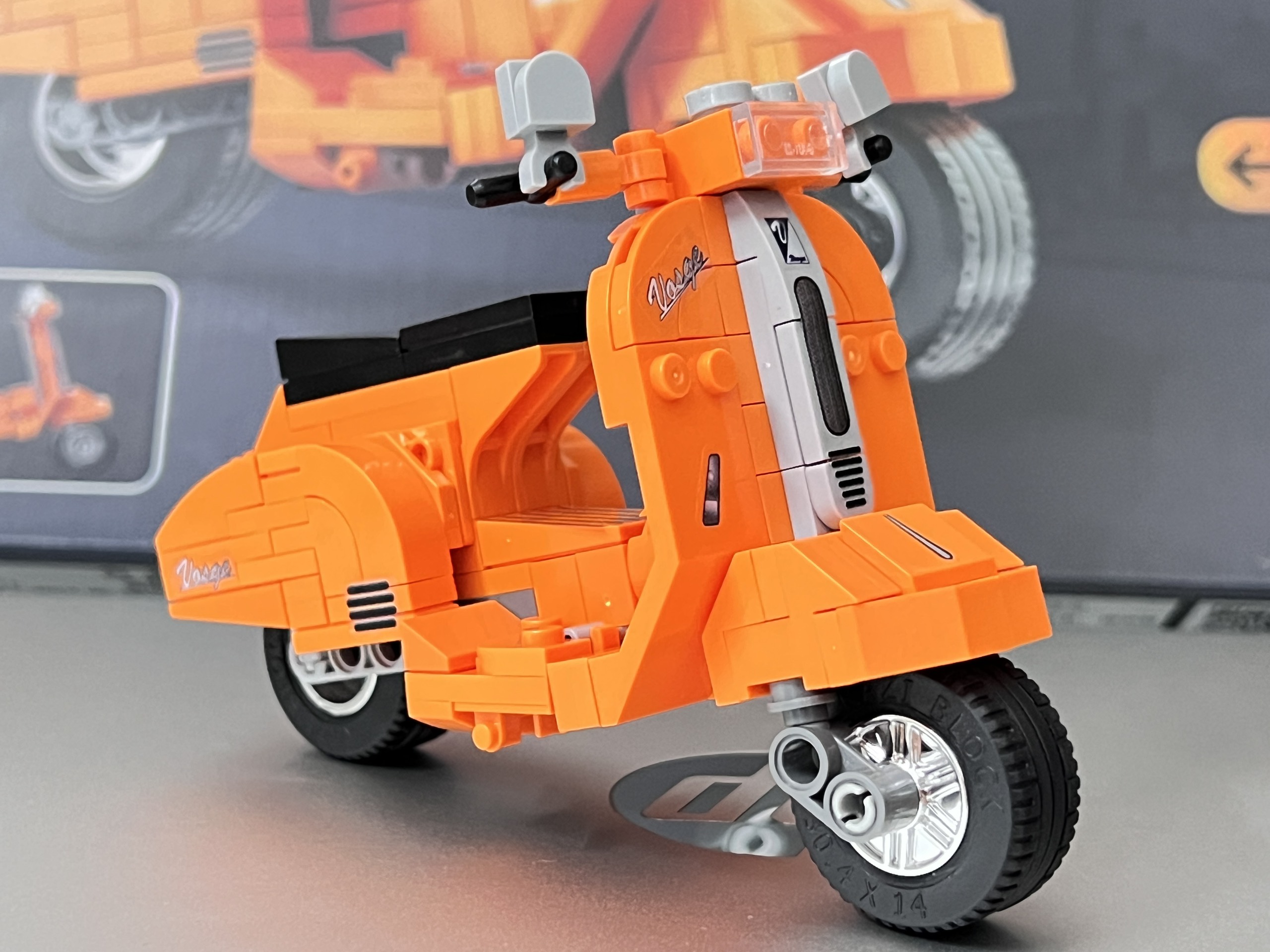 Trọn bộ Lego chính hãng lắp ráp xe Vespa S50, Vespa VNA2 bánh xe được ...