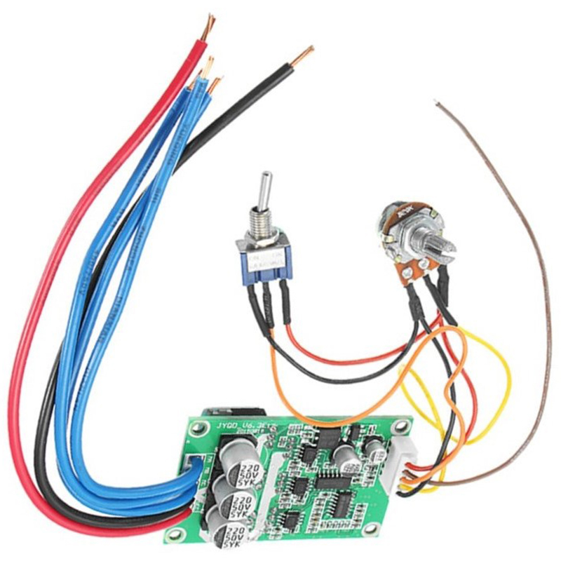 1Pc DC 12V-36V 500W High Power Brushless Motor Controller Driver Board ...