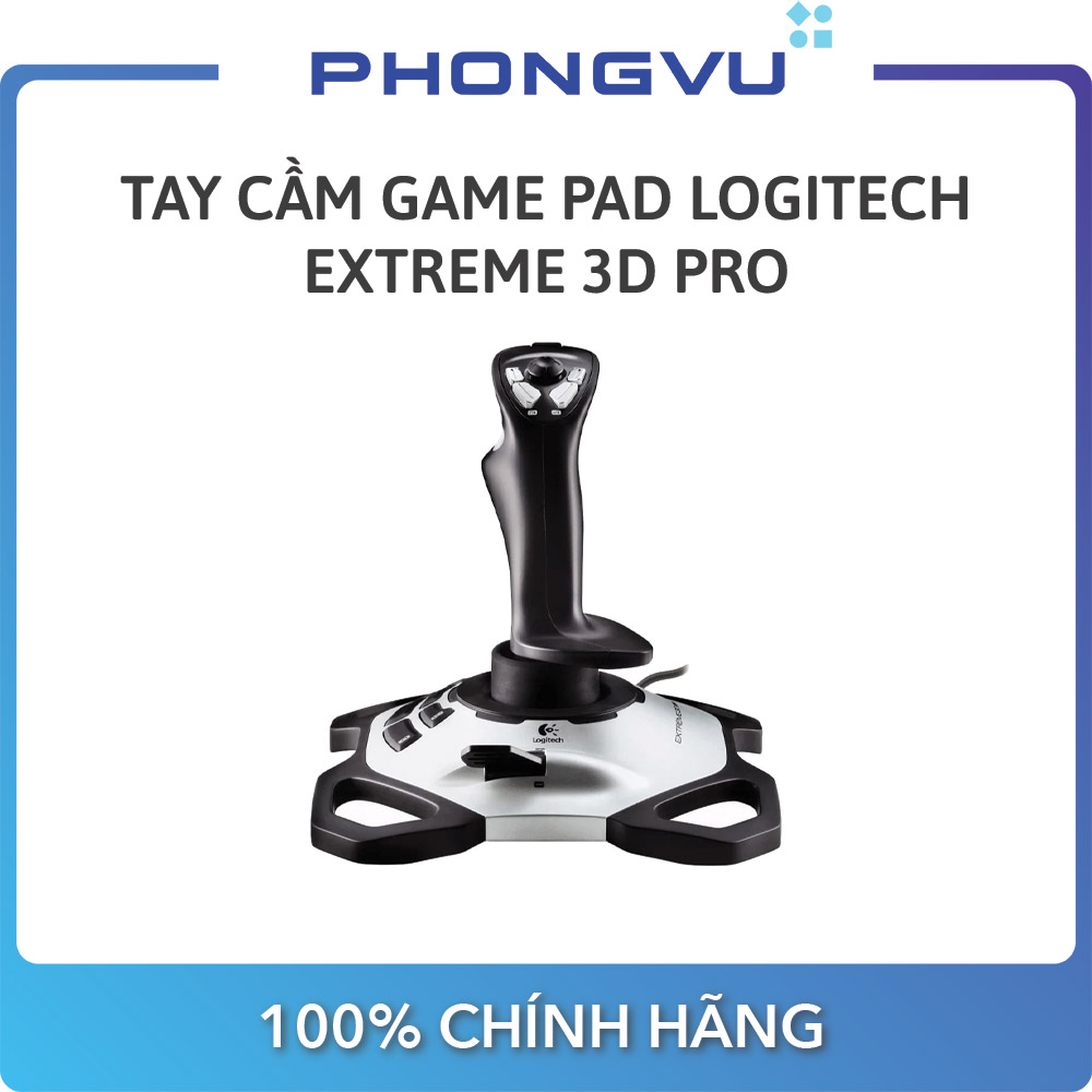 Tay cầm Game pad Logitech Extreme 3D Pro - Bảo hành 12 tháng - MixASale