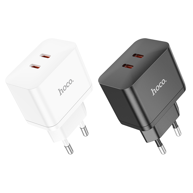 HOCO N29 100 Original Dual USB C Wall Charger PD 35W Compact Fast ...