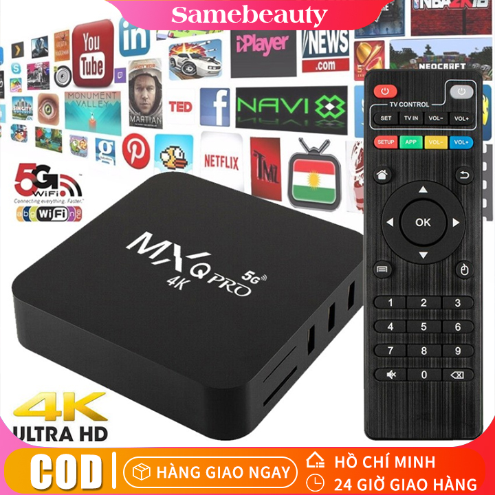 MXQ Pro Android TV Box 1GB 8GB 4K 5G Wifi Quad Core Smart TV Box - MixASale