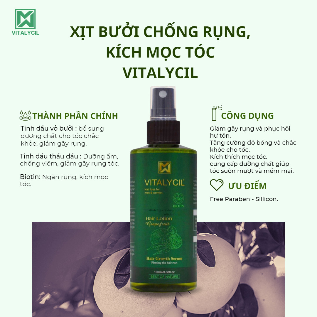 Dầu gội xả bưởi VALERT GRAPEFRUIT 850ml tặng xịt bưởi VITALYCIL phục ...